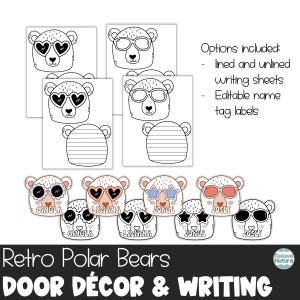 January Classroom Door, Holiday Bulletin Board, Retro Winter Bulletin ...
