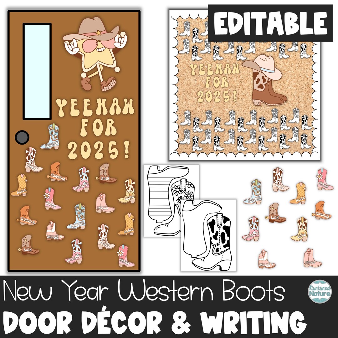 Retro Western Bulletin Board Kit, Western Theme Classroom Decor, 2025 ...