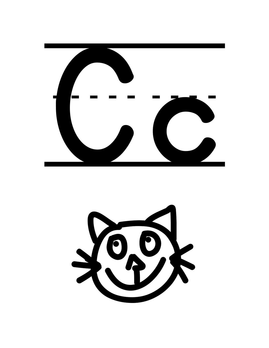 Lined Classroom Alphabet ABC Poster Set Printable Instant - Etsy