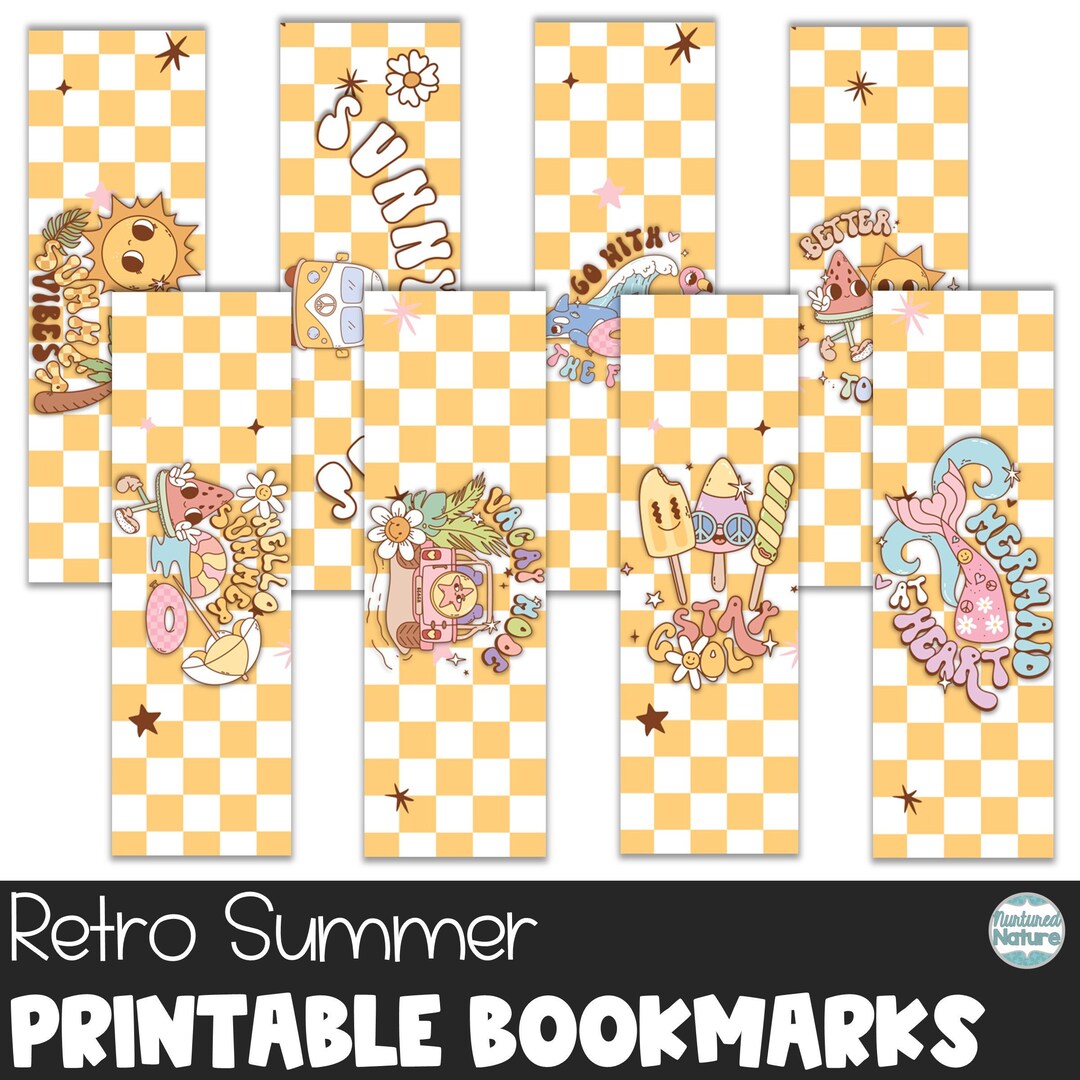 Summer Bookmark Printable for Kids, Bookmarks for Teachers, End of the ...