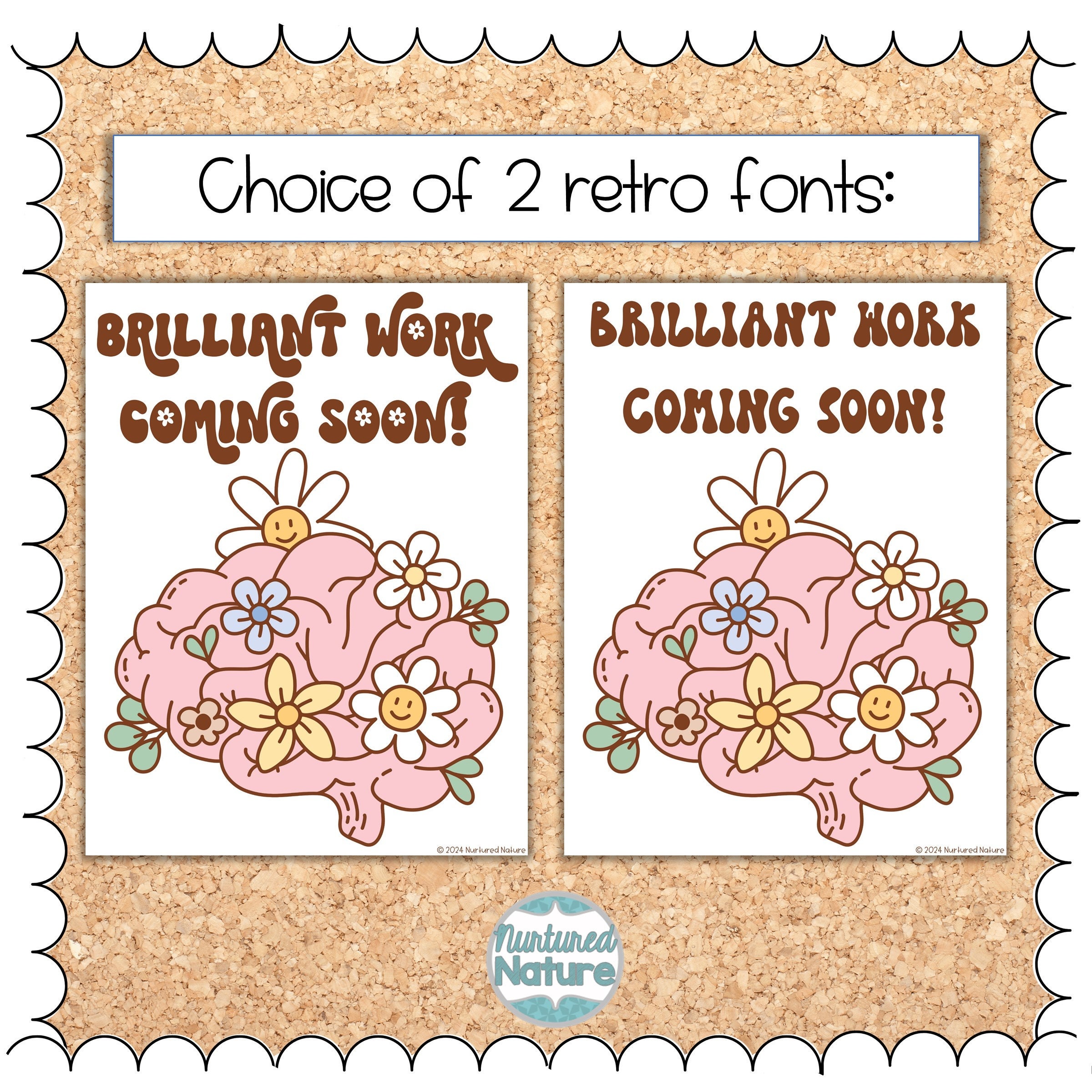 Work Coming Soon Posters, Retro Back to School Bulletin Board Posters ...