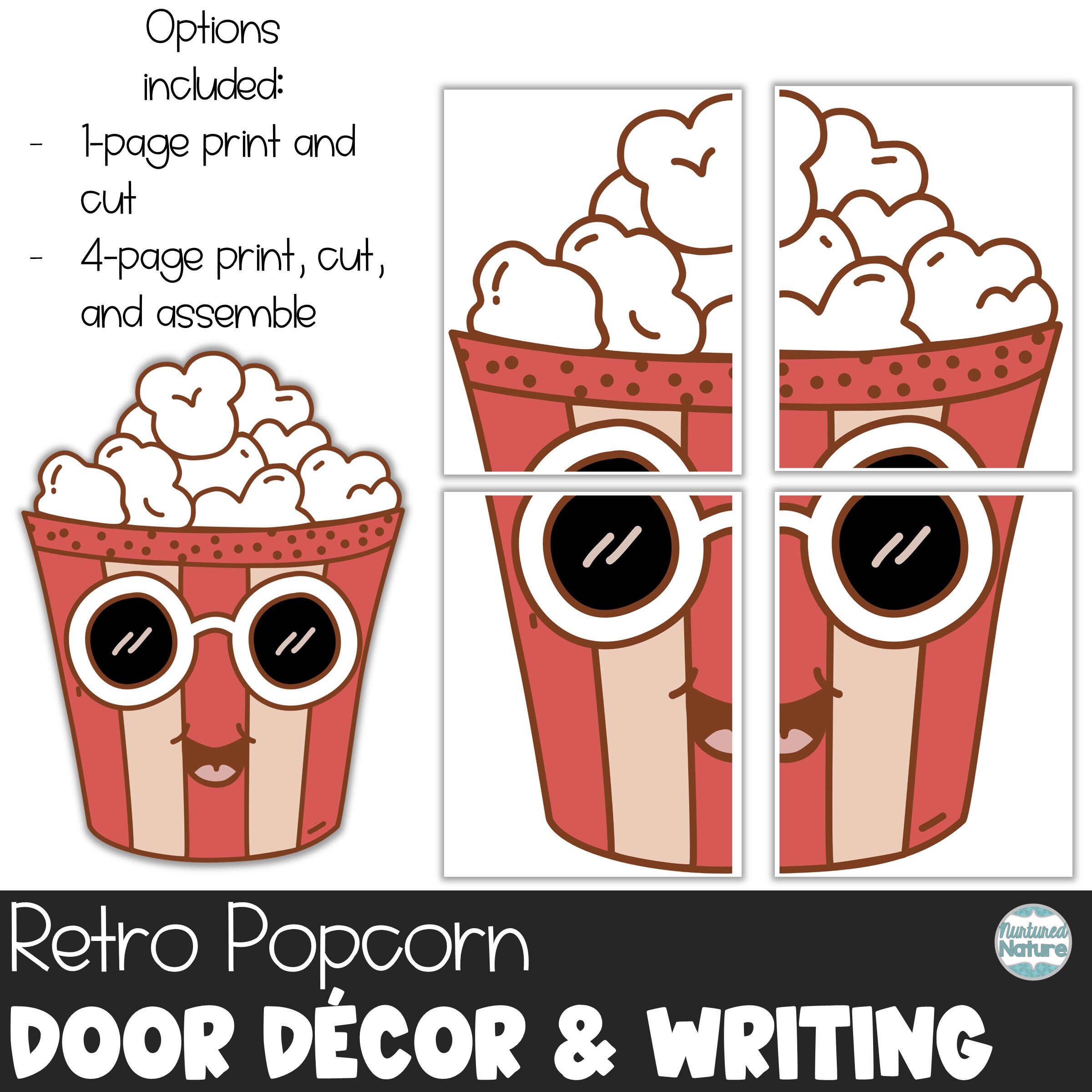 Back to School Classroom Decor Retro Popcorn Bucket - Etsy