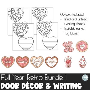 Back to School Classroom Decor, Groovy Retro Classroom Door, Whole Year ...