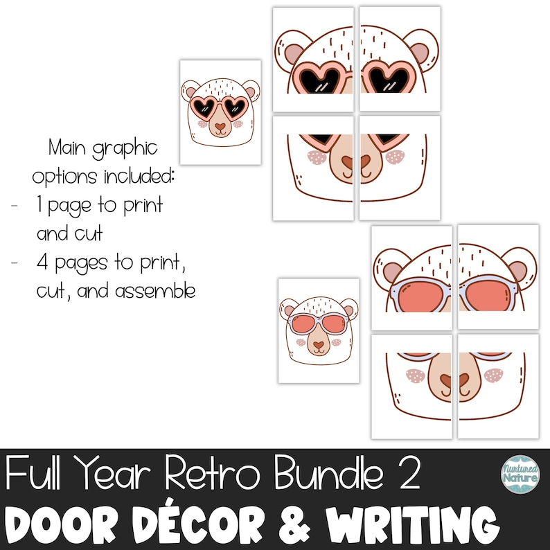 Back to School Classroom Decor Bundle, Groovy Retro Classroom Door ...