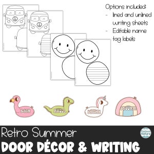 Summer Classroom Door Decor, End of the Year Bulletin Board Kit ...