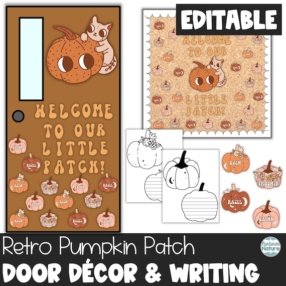 Pumpkin Door Decorations