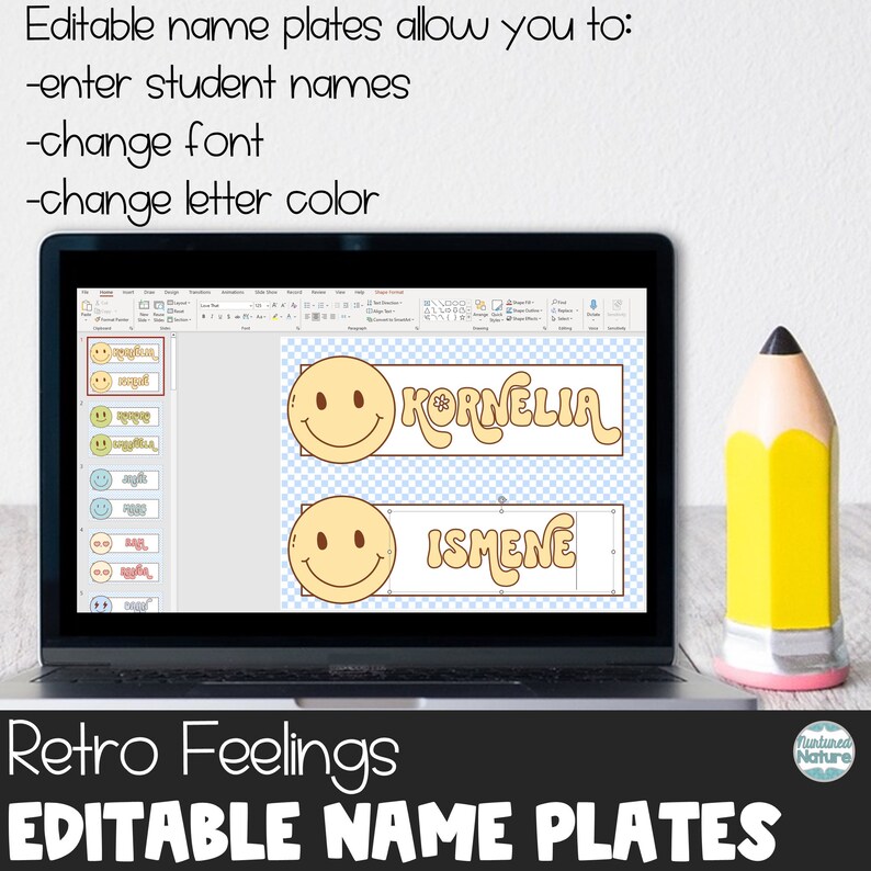 Classroom Name Tags, Back to School Classroom Decor, Emotions, Feelings ...