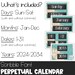2025 Flip Calendar Classroom, 2025 Printable Calendar Display, 2025 ...