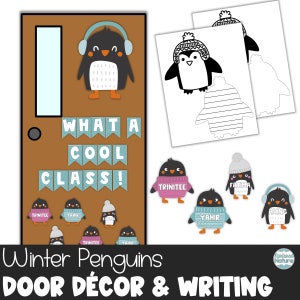 Penguin Winter Classroom Decor Kit, Winter Decorations, Class Gifts ...