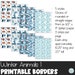 Winter Bulletin Board Border, Arctic Animals, January Bulletin Board ...