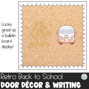 Back to School Classroom Decor, Classroom Door, Bulletin Board Kit ...