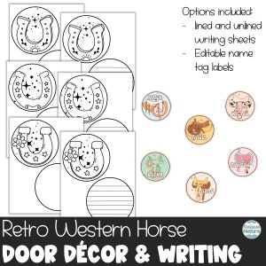 Retro Western Bulletin Board Kit, Western Theme Classroom Decor, Back ...