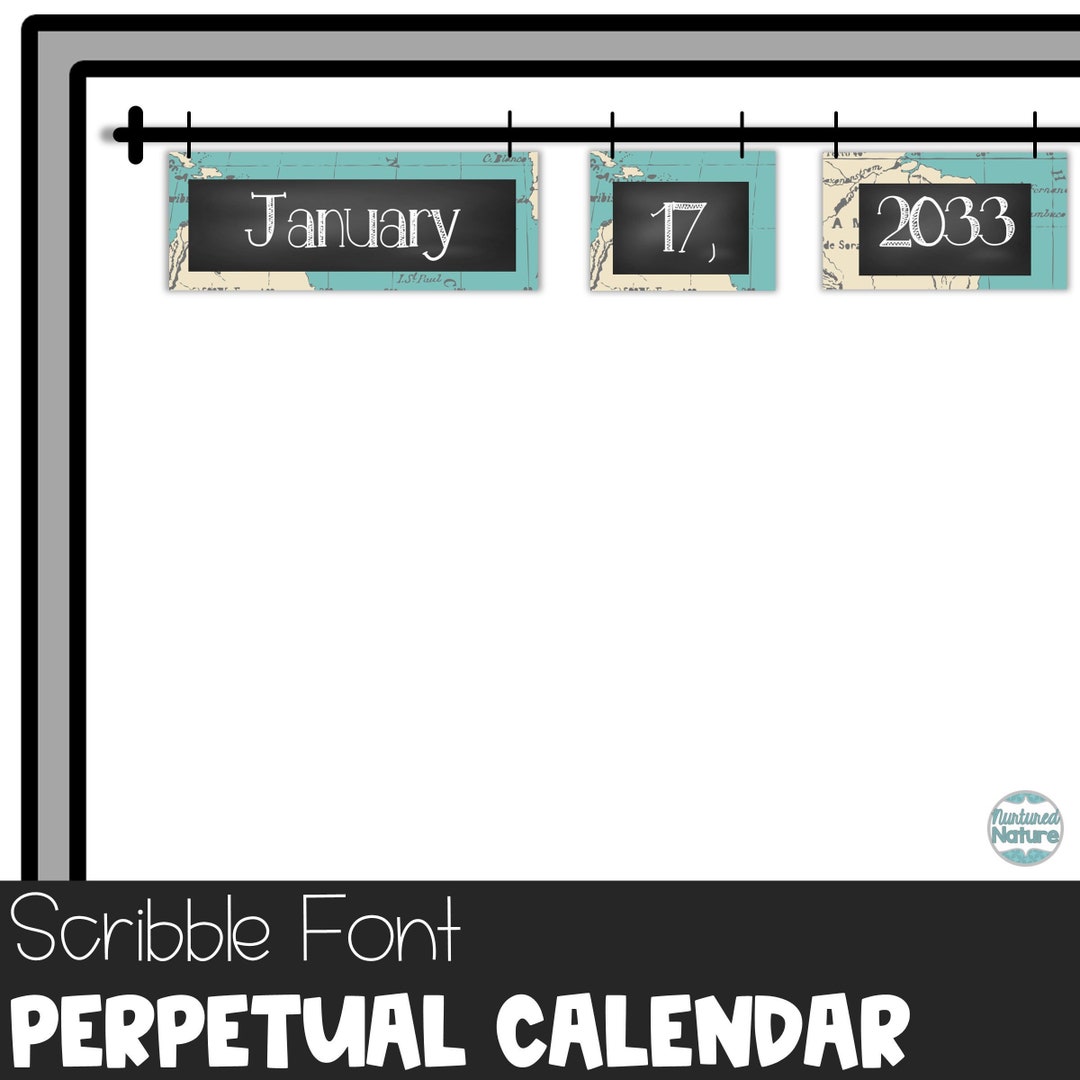 2024 Flip Calendar Classroom, 2024 Printable Calendar Display, 2024 ...