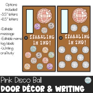 Retro Back to School Bulletin Board, Disco Classroom Decor Bundle ...