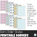 Printable Bulletin Board Border, Retro Classroom Decor, Retro Roller ...
