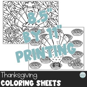 Thanksgiving Coloring Pages for Kids, Turkey Printable, Thanksgiving ...