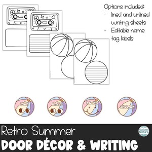 Summer Classroom Door Decor, End of the Year Bulletin Board Kit ...