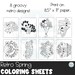 Spring Coloring Pages for Kids, Printable Coloring Pages, Spring ...