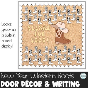 Retro Western Bulletin Board Kit, Western Theme Classroom Decor, 2026 ...