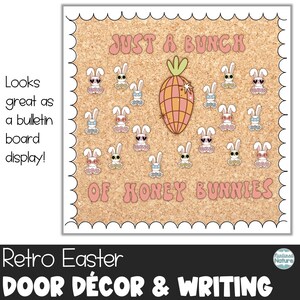 Easter Door Decor for Classroom, Retro Classroom Decor Bundle, Easter ...