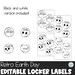 Earth Day Decor, Cubby Tags, Retro Decor, Editable Labels Template ...