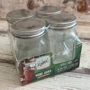 Ball Small Glass Jar Craft Jar Tiny Jars Sample Size Jar Minni Bonne ...