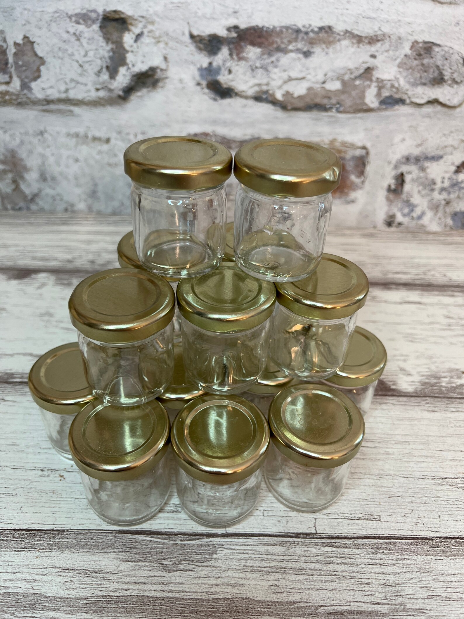 Small Glass Jars Craft Jars Tiny Jars Sample Size Jar Minni Bonne Maman ...