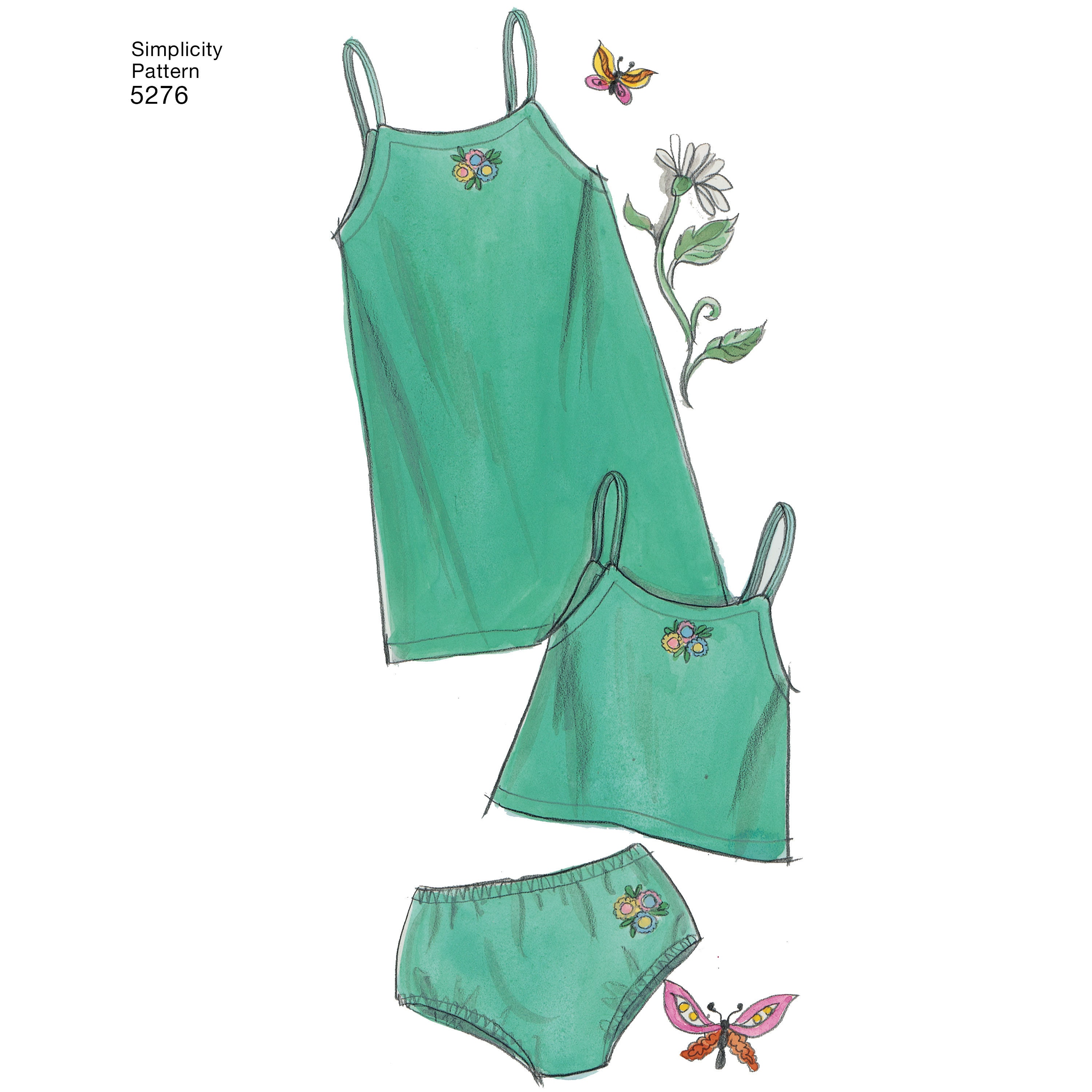 Simplicity 5276 Night Time Pajamas Doll Clothing 18 Inch Doll | Etsy