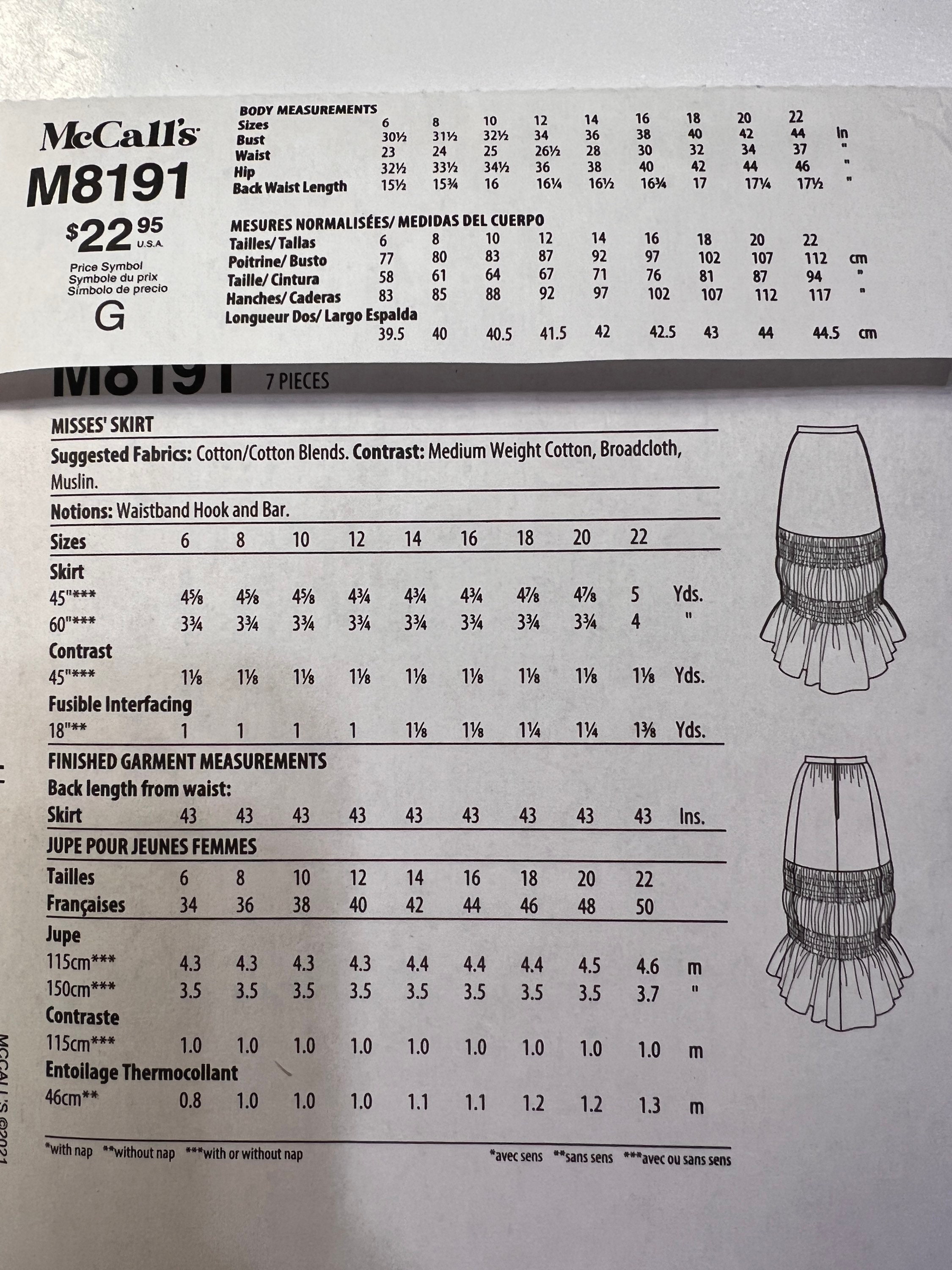 Mccalls M8191 Victorian Dress Pattern for Adults Sizes Plus Size - Etsy