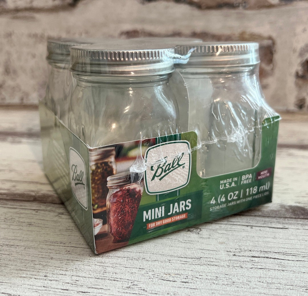 Ball Small Glass Jar Craft Jar Tiny Jars Sample Size Jar Minni Bonne ...