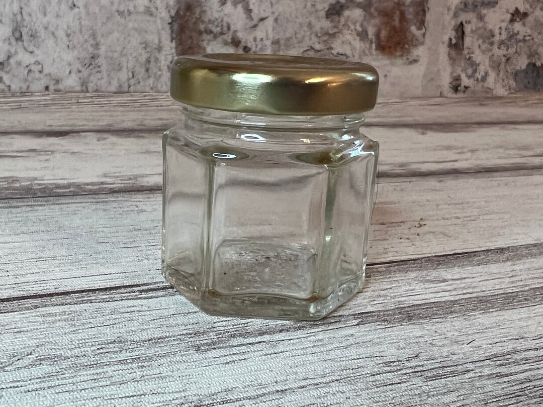 Small Glass Jars - Craft Jars - Tiny Jars - Sample Size Jar - Minni ...