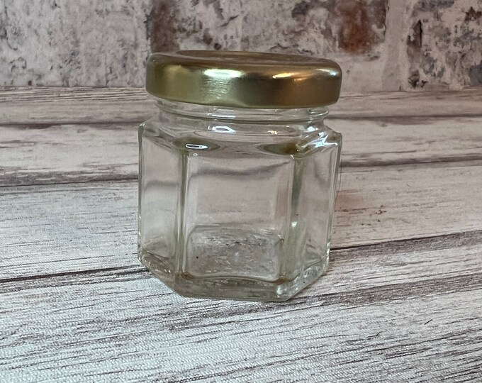 Small Glass Jars - Craft Jars - Tiny Jars - Sample Size Jar - Minni ...