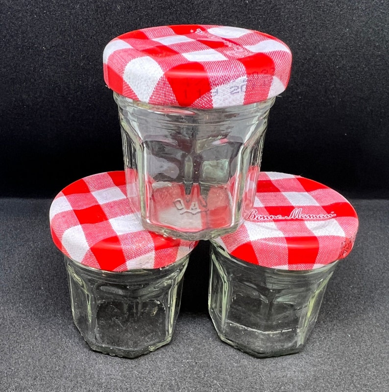 Small Glass Jars Craft Jars Tiny Jars Sample Size Jar Mini Bonne Maman ...