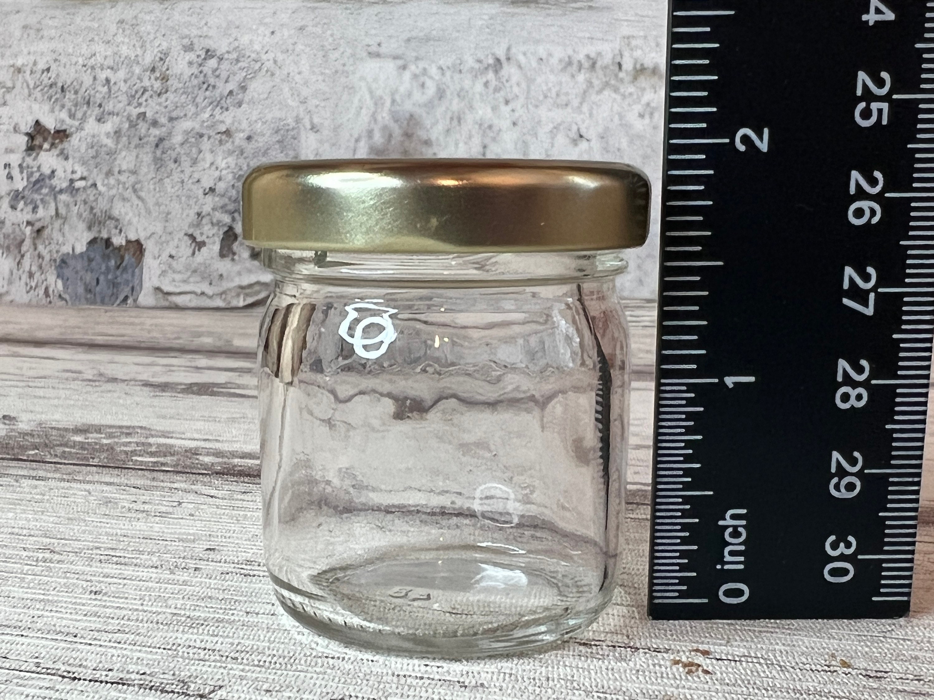 Small Glass Jars Craft Jars Tiny Jars Sample Size Jar Minni Bonne Maman ...