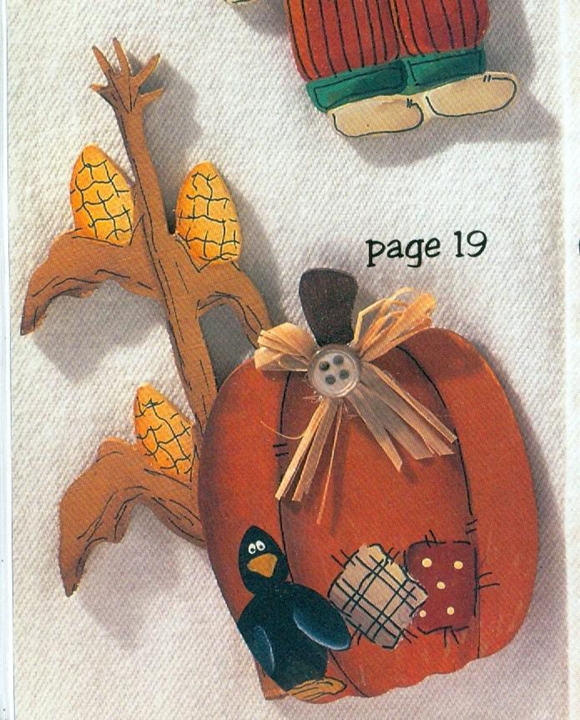 Miller Woodcrafts Fall Bounty Pin | Pumpkin Corn Stalk Pin | You Paint ...