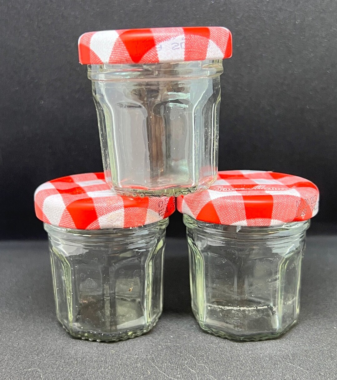 Small Glass Jars Craft Jars Tiny Jars Sample Size Jar Mini Bonne Maman ...