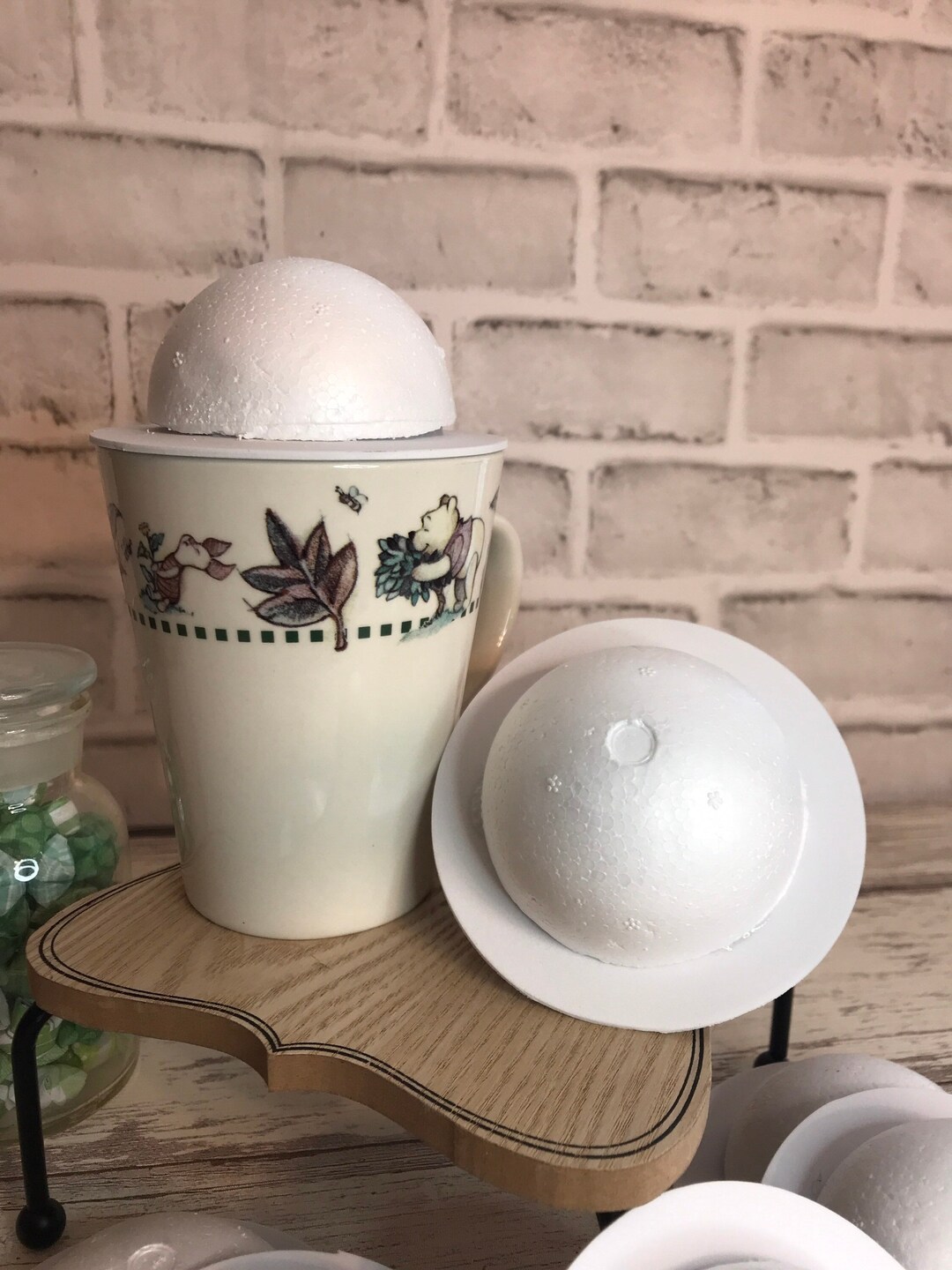 Cup Topper Base - Cake Decorating Piping Bag - 4 Inch Foam Circle for ...