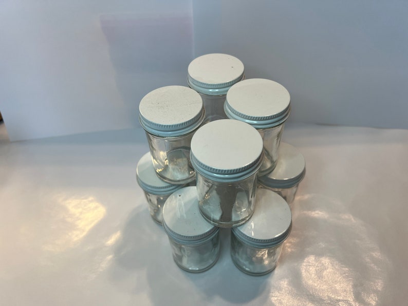 Small Glass Jars Craft Jars Tiny Jars Sample Size Jar Minni Bonne Maman ...