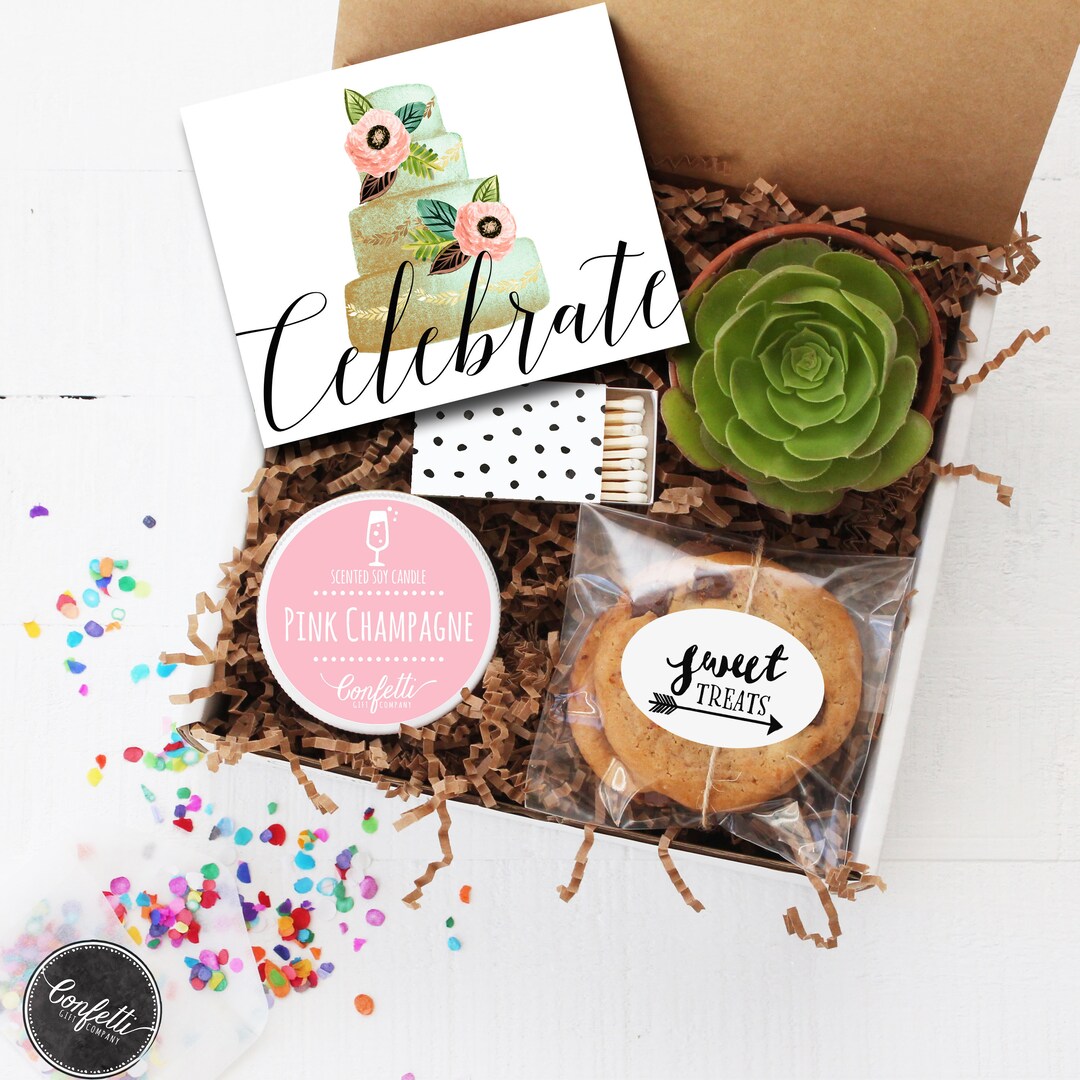 Celebrate Gift Box Congratulations Gift Birthday Gift Wedding Gift Gift ...
