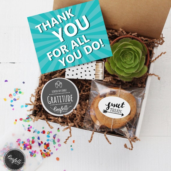 Thank You For All You Do Gift Box Employee Appreciation Etsy Thank You For All You Do Gift Box Employee Appreciation Etsy