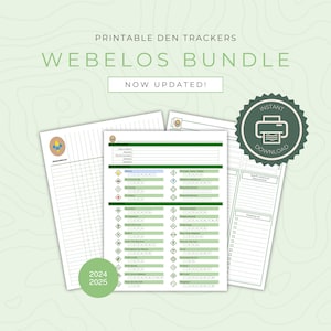 Webelos Bundle (2024-2025) - Etsy