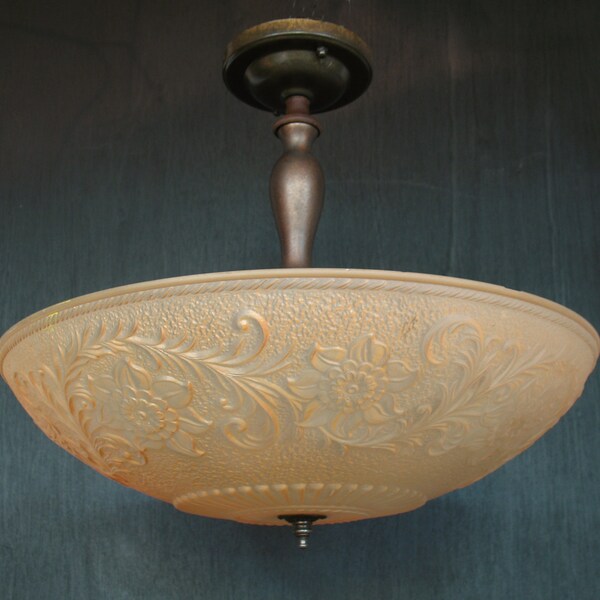 Antique Ceiling Fixture - Etsy