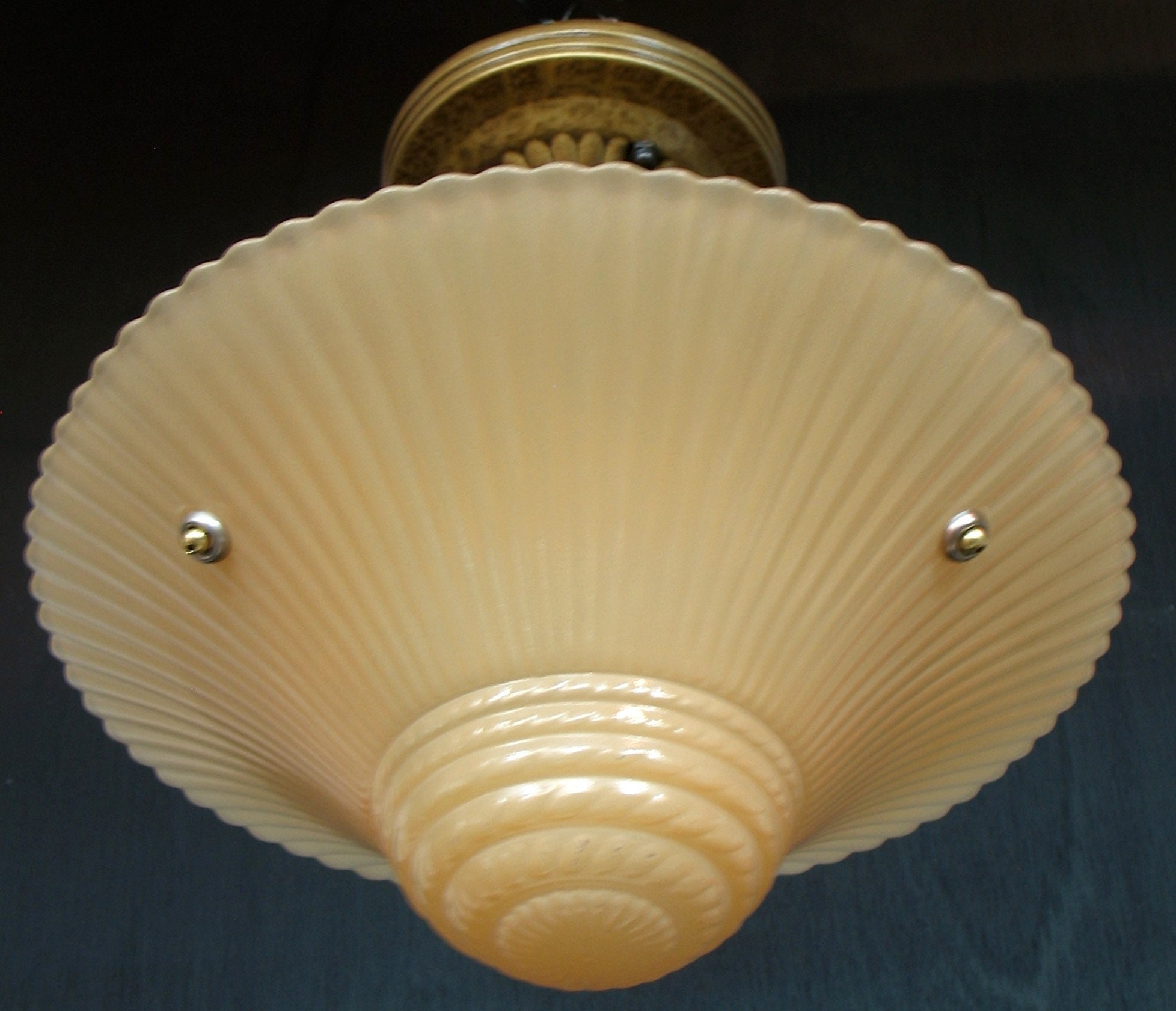 Retro Lighting: Classic Bead Chain Fixture With Circa 1940 - Etsy