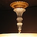 Vintage Lighting: Circa 1940s Four Bulb Glass Centre Post Ceiling Light ...