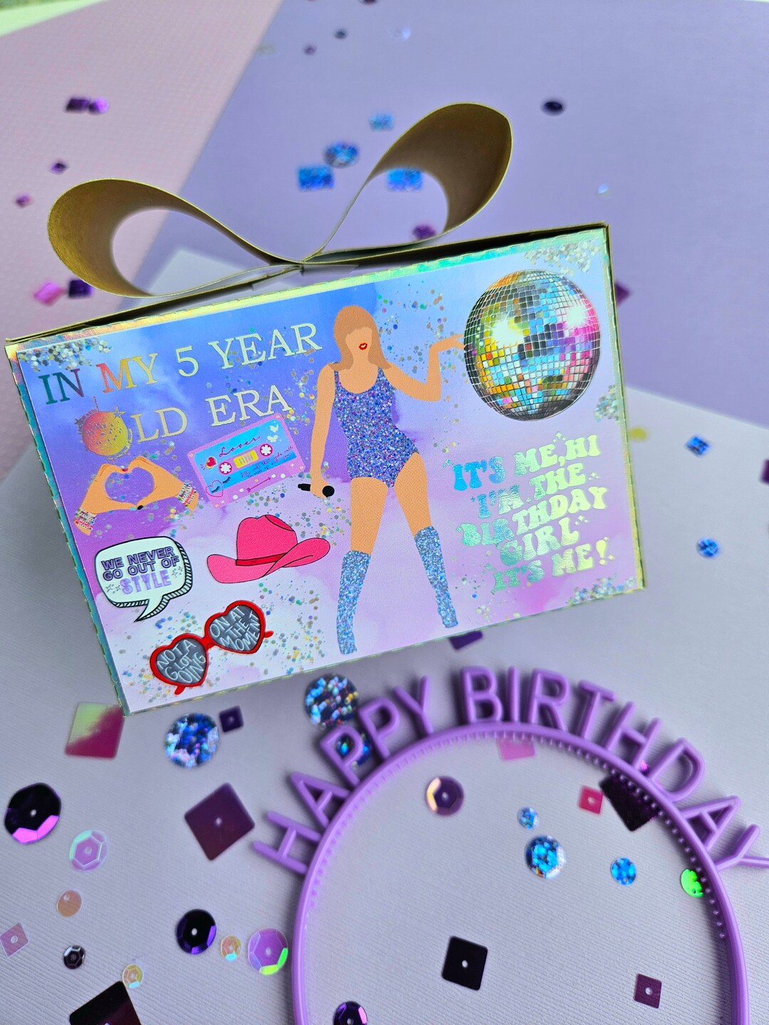 Taylor Swift, the Eras Tour Favor Boxes, Swiftie Gable Boxes, Taylor ...