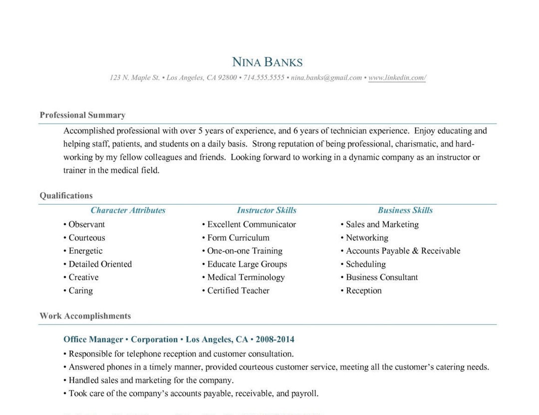 Sale! Clean and Content-rich Resume - Easy to Edit - Etsy