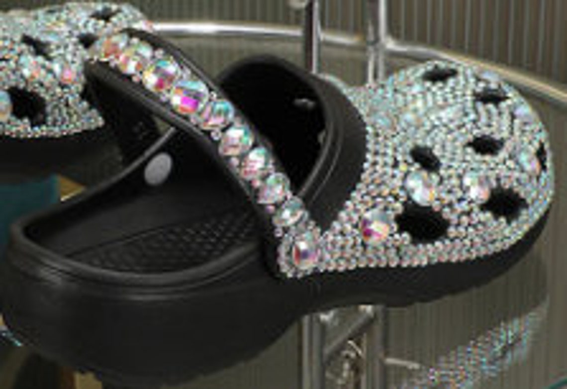 Customize Full Diamond Croc Shoe Design - Etsy