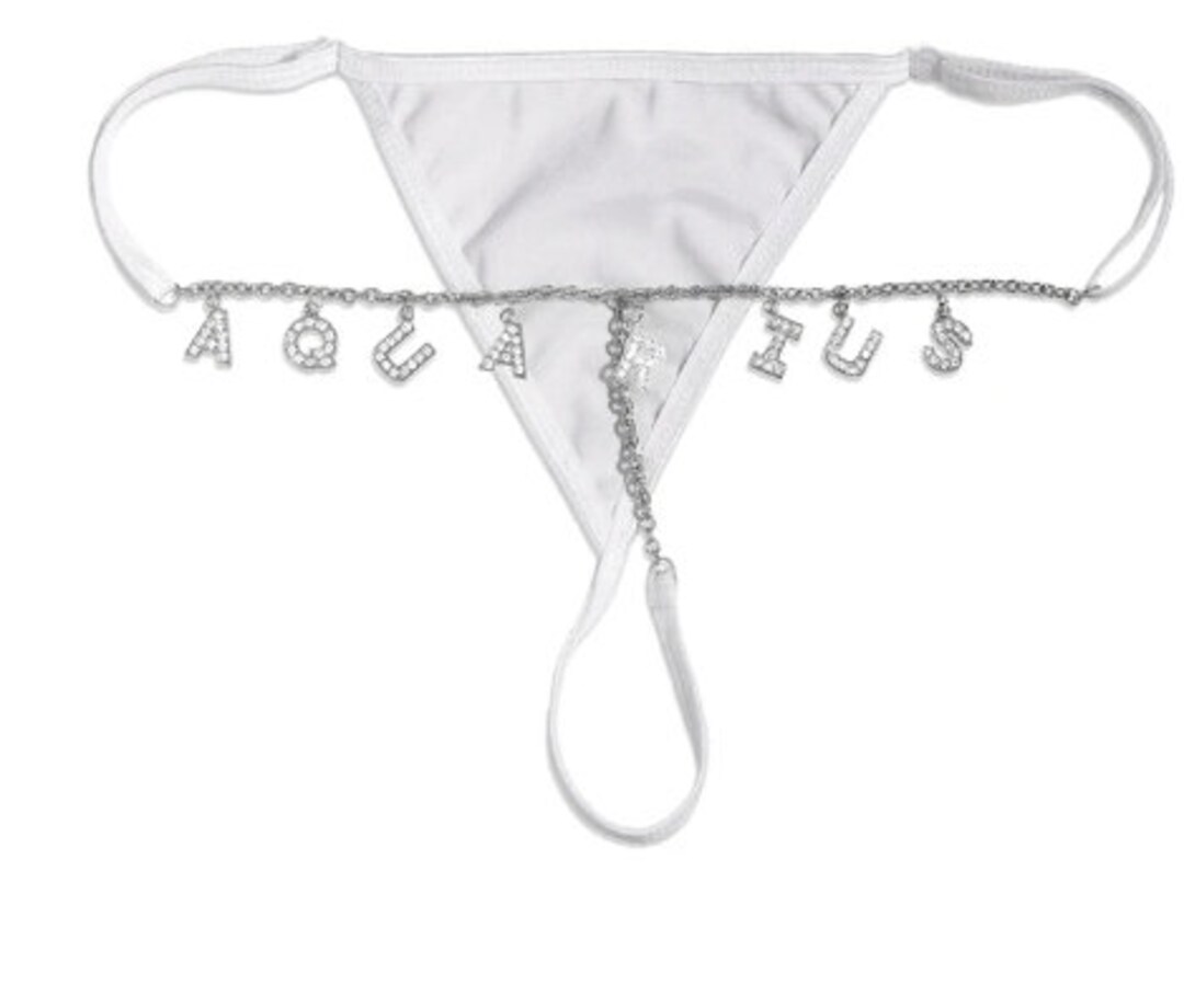 Customize Chain Bling Bikini Thong Design - Etsy