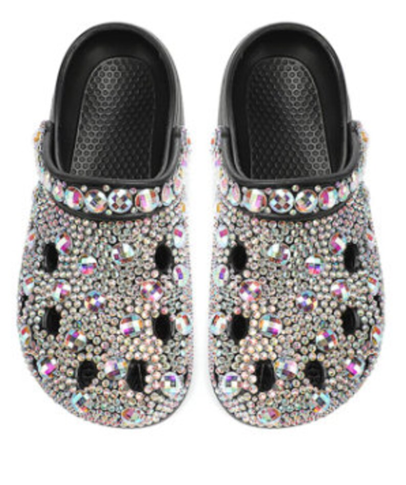 Customize Full Diamond Croc Shoe Design - Etsy