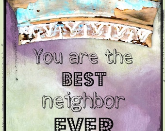 Good neighbor card | Etsy